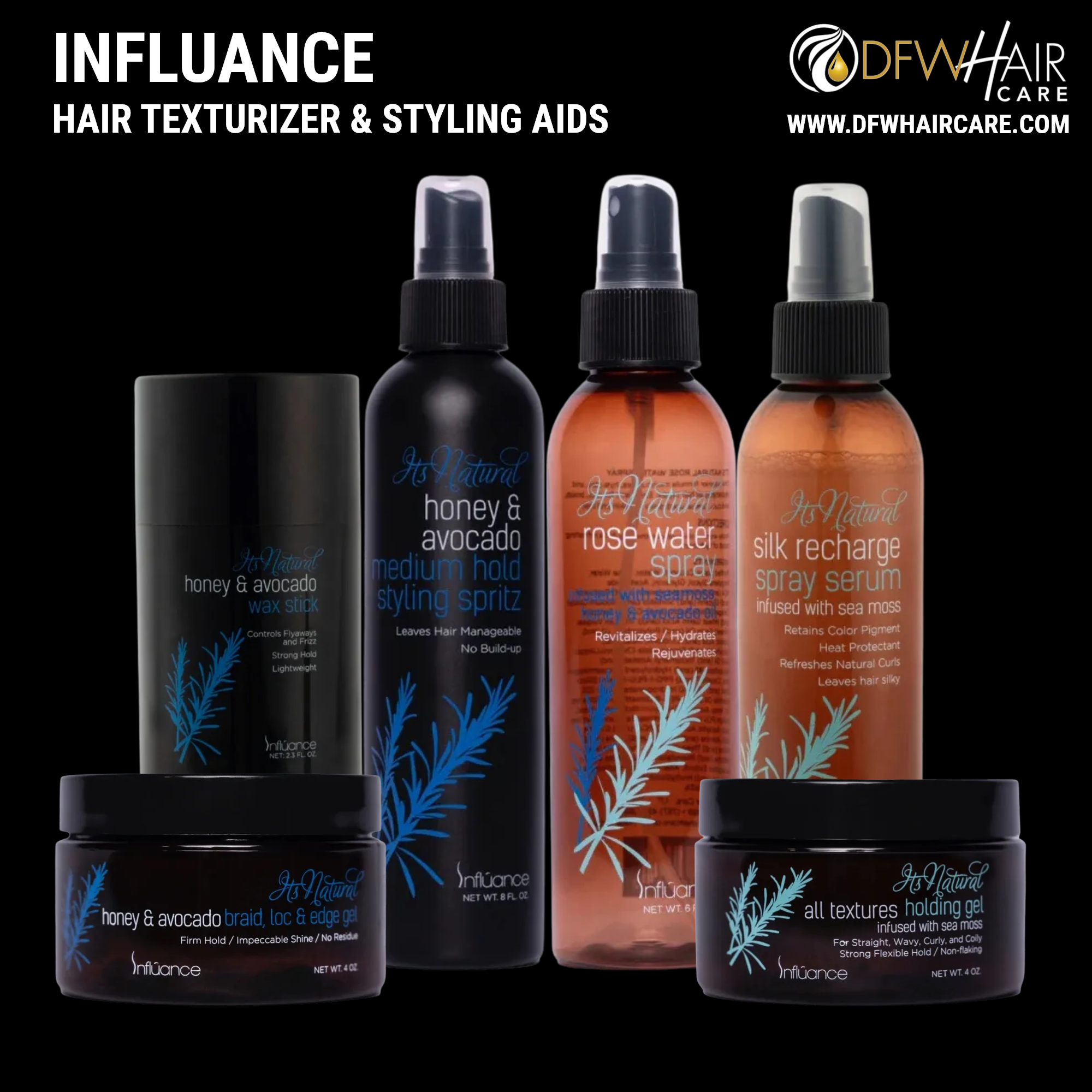 Influance - Hair Texturizer & Styling Aids – DFWhaircare
